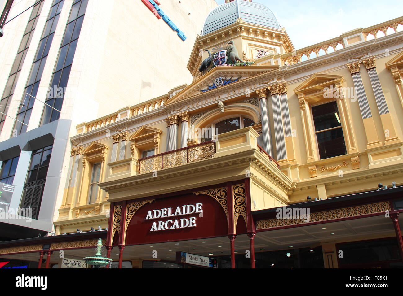 Adelaide Arcade on Rundle Mall in Adelaide (Australia Stock Photo - Alamy
