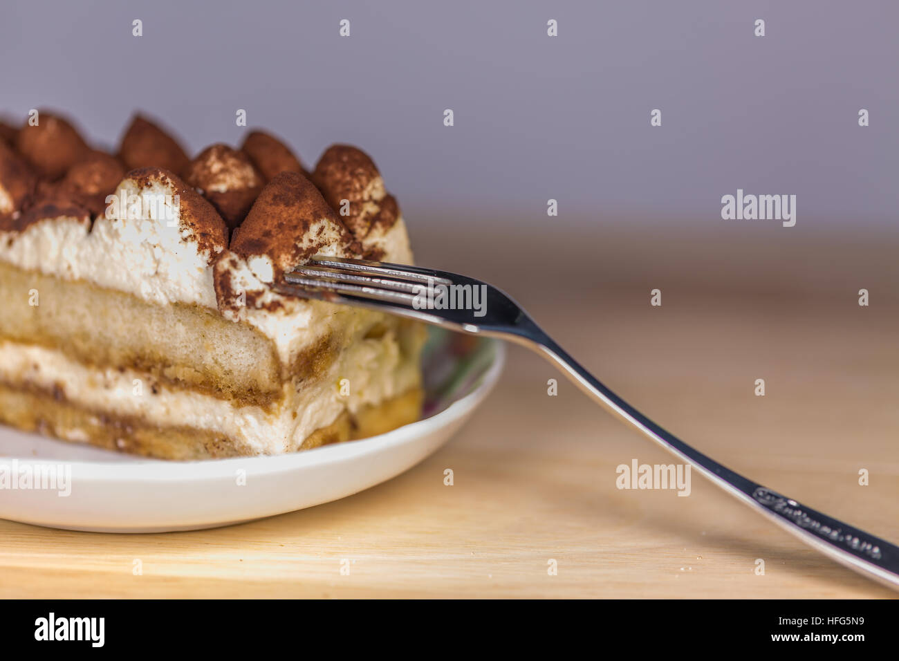 Black and white cake fork hi-res stock photography and images - Alamy