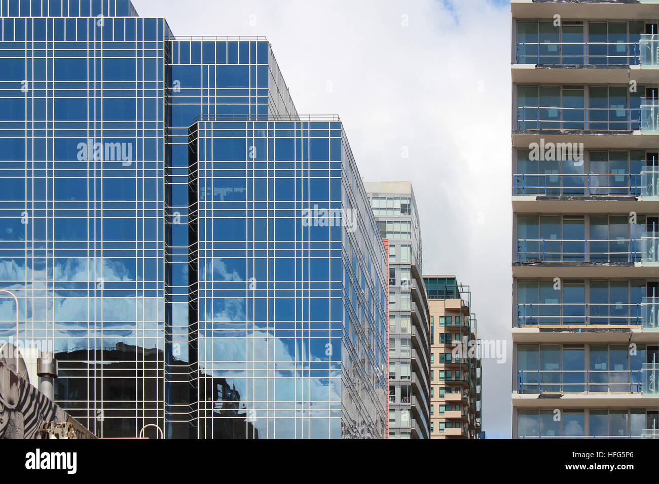 Modern buildings in Melbourne (Australia Stock Photo - Alamy