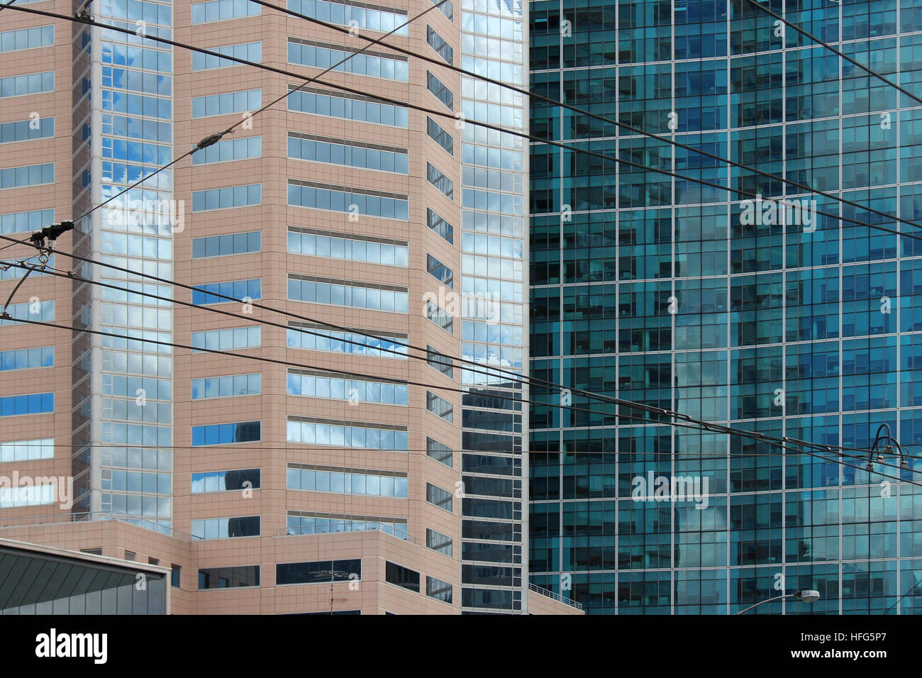 Modern buildings in Melbourne (Australia Stock Photo - Alamy