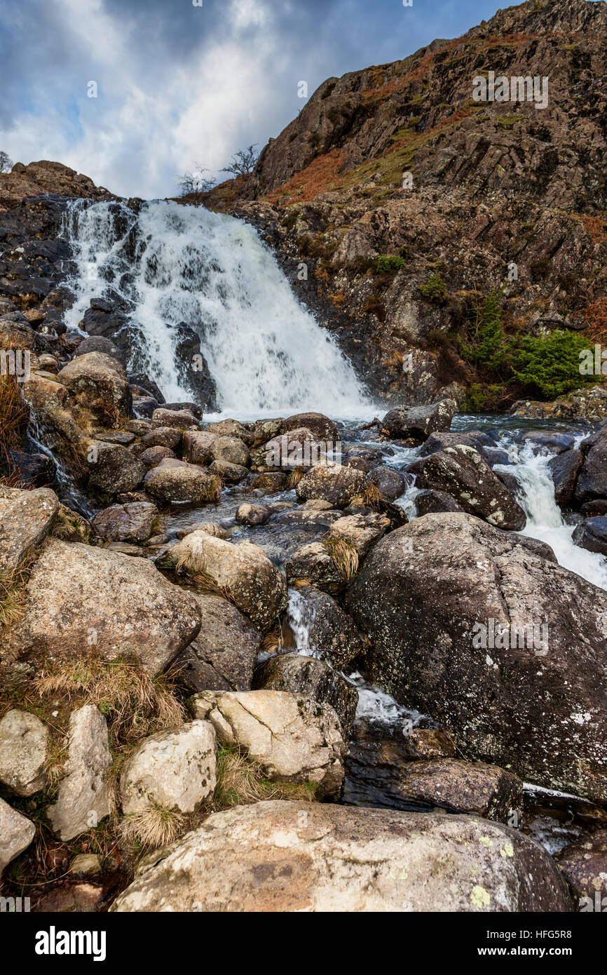 Waterfall flow grasmere hi-res stock photography and images - Alamy