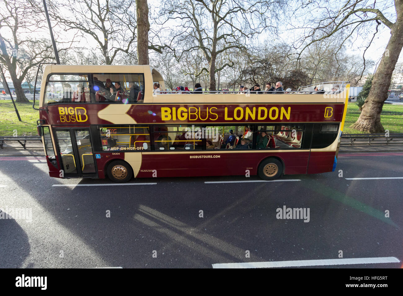 Big Bus tour London Stock Photo - Alamy
