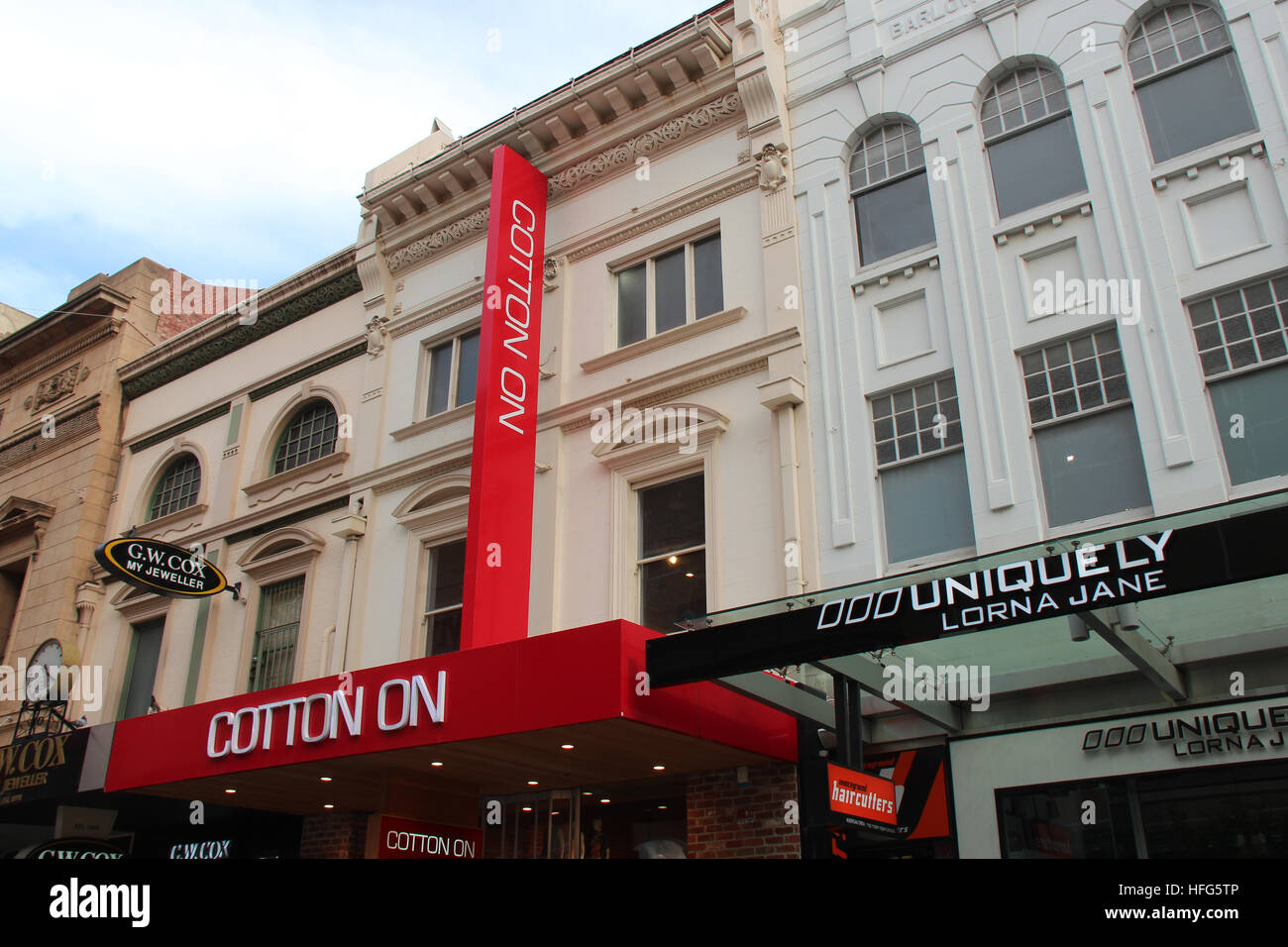 Buildings on rundle mall in hi-res stock photography and images - Alamy