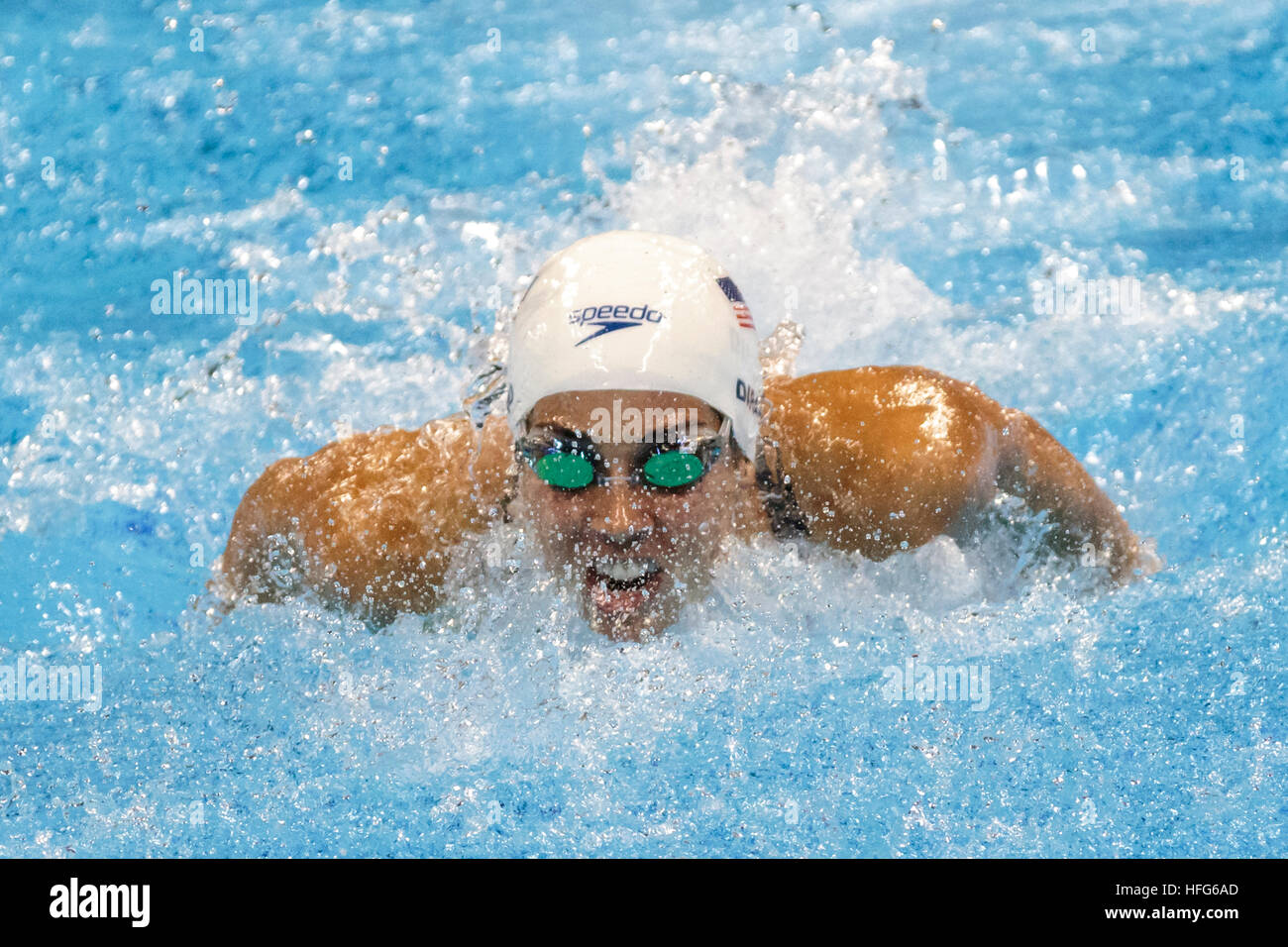 Rio de Janeiro, Brazil. 8 August 2016. Madeline DiRado (USA) competing ...