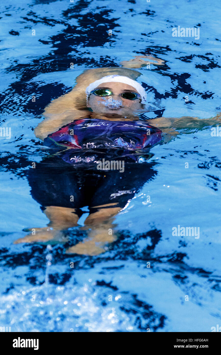 Rio de Janeiro, Brazil. 8 August 2016. Madeline DiRado (USA) competing ...