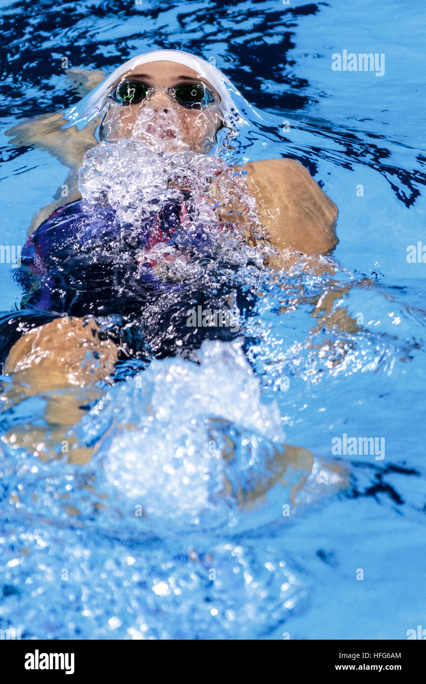 Rio de Janeiro, Brazil. 8 August 2016. Madeline DiRado (USA) competing ...
