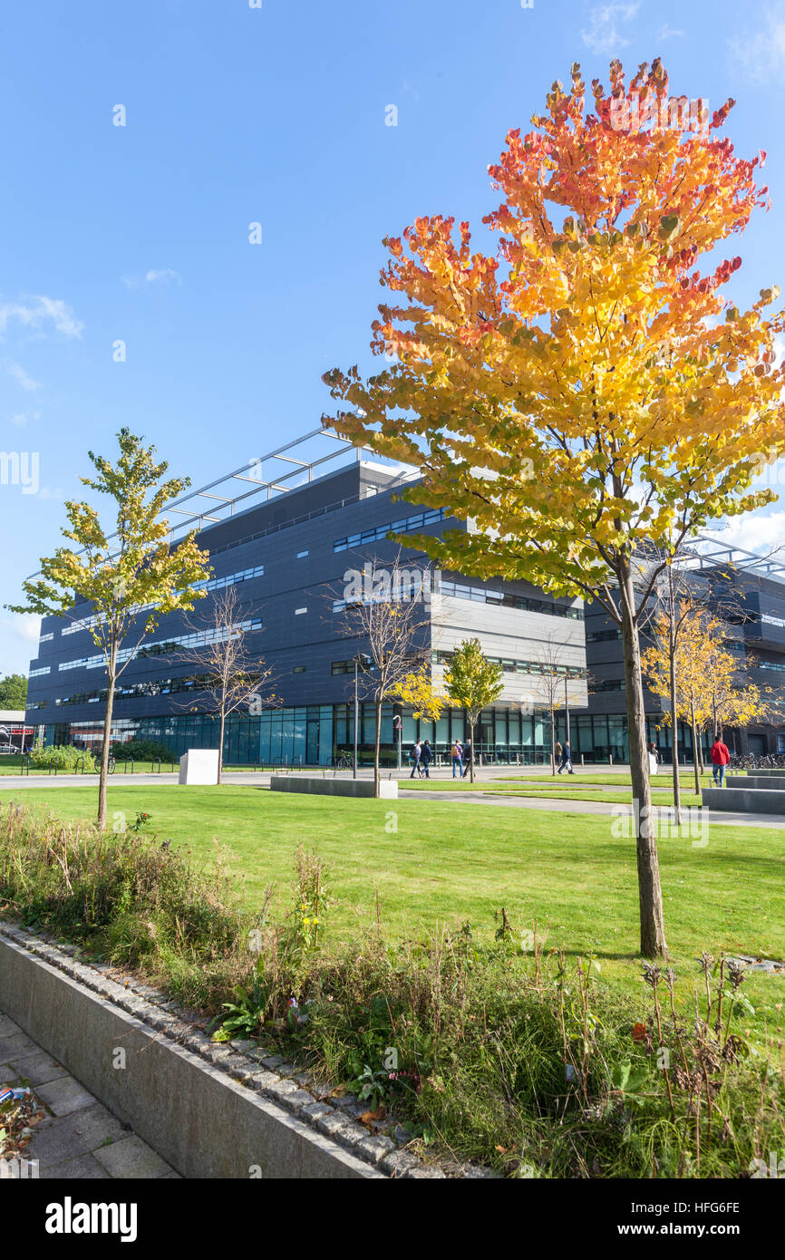 Alan Turing building in autumn, The University of Manchester, UK Stock ...