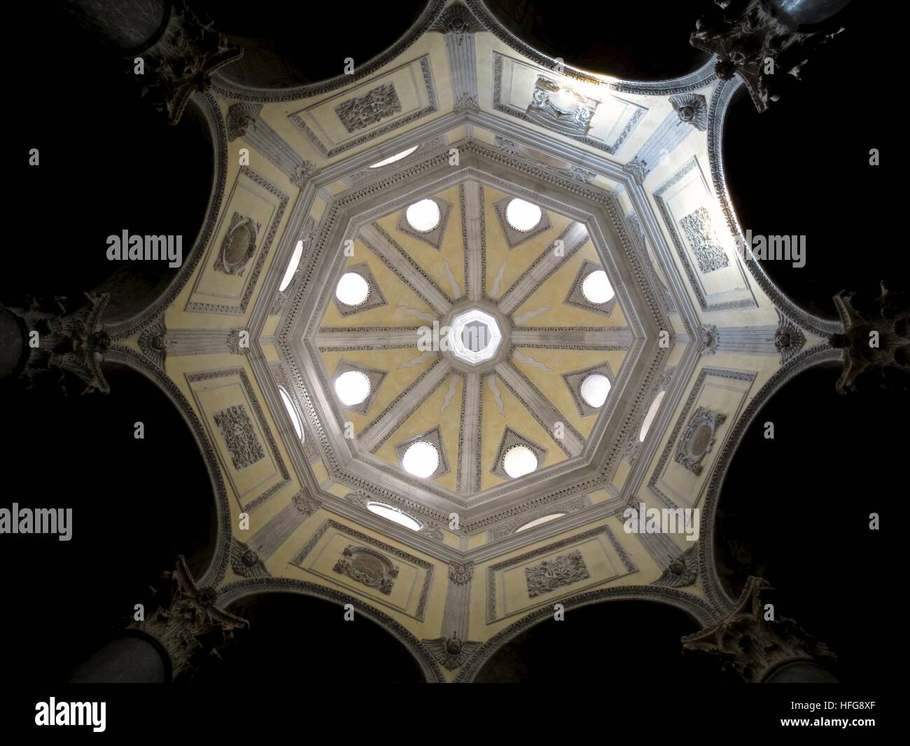 roof ceiling detail symmetry Stock Photo - Alamy