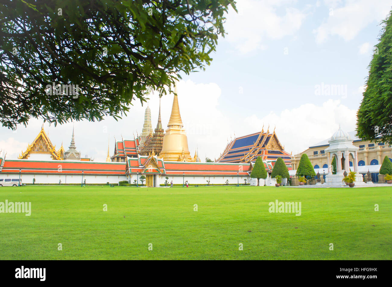 the Emerald buddha temple or the temple in Thailand Stock Photo - Alamy