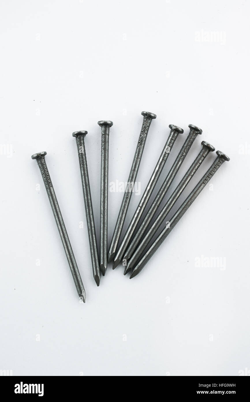 Steel nails hi-res stock photography and images - Alamy