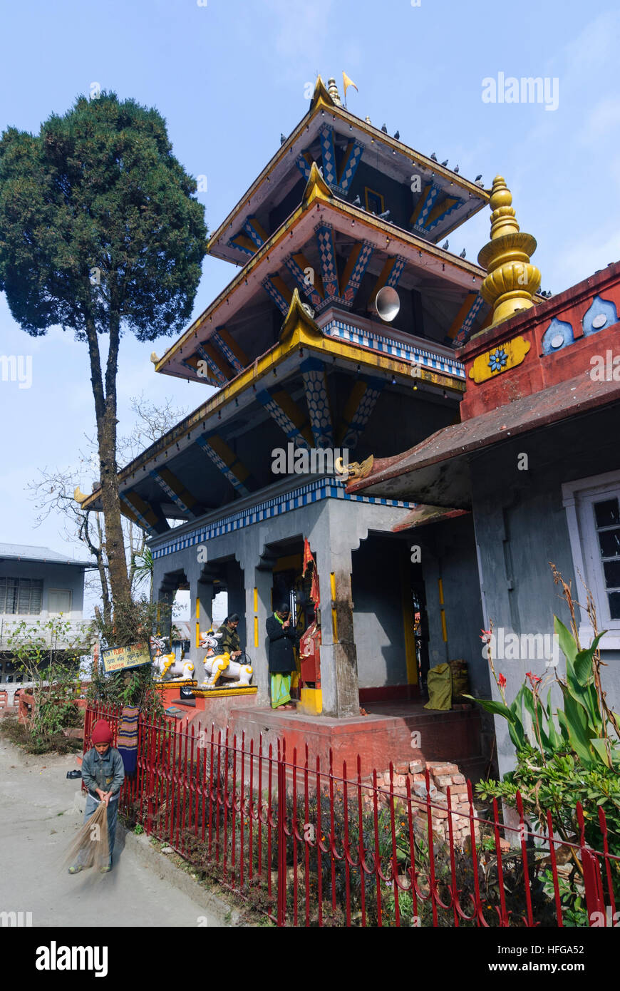 Darjeeling: Hindu Temple Dhirdham Mandy, West Bengal, Westbengalen ...