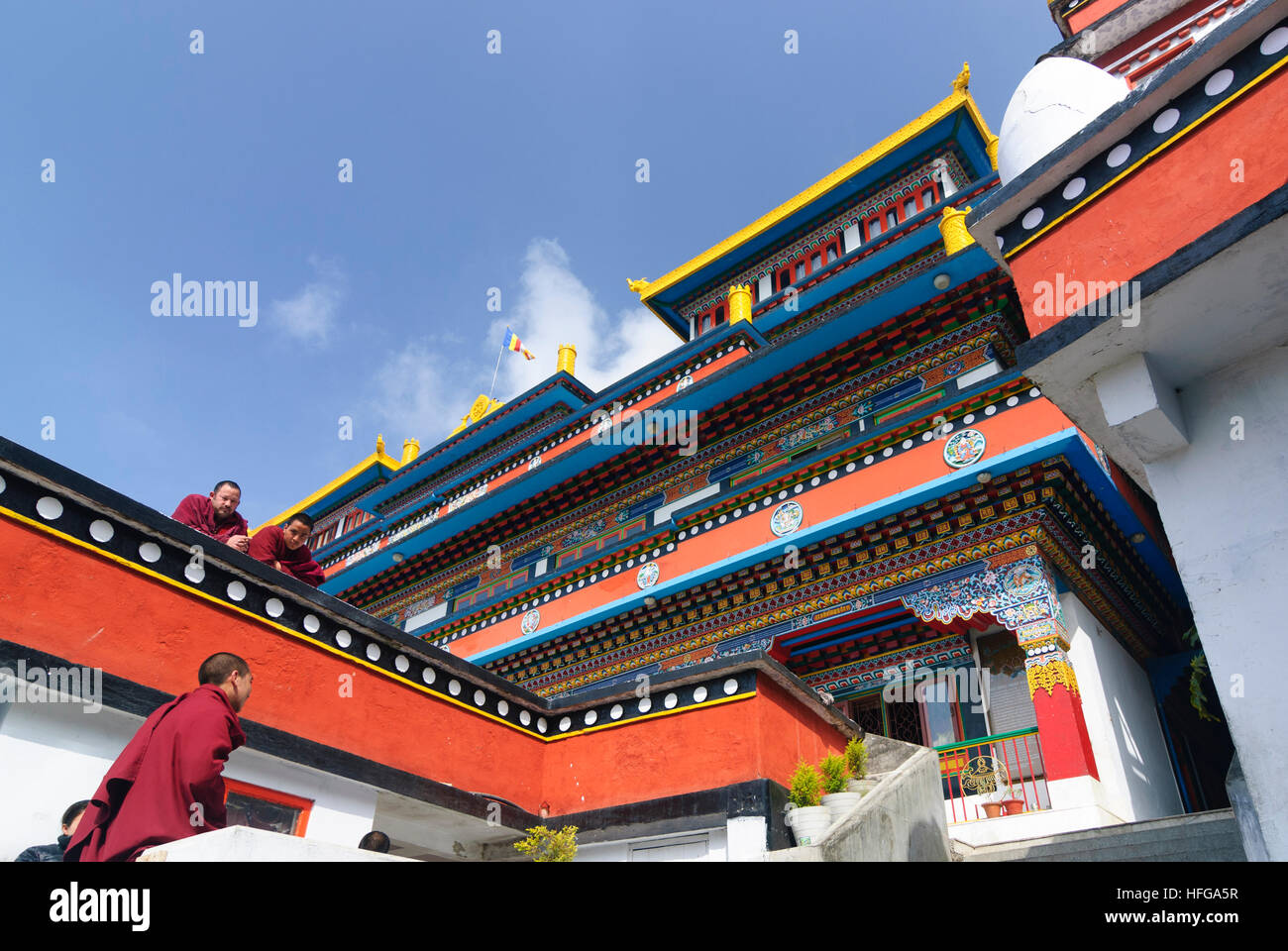 Choling monastery darjeeling hi-res stock photography and images - Alamy