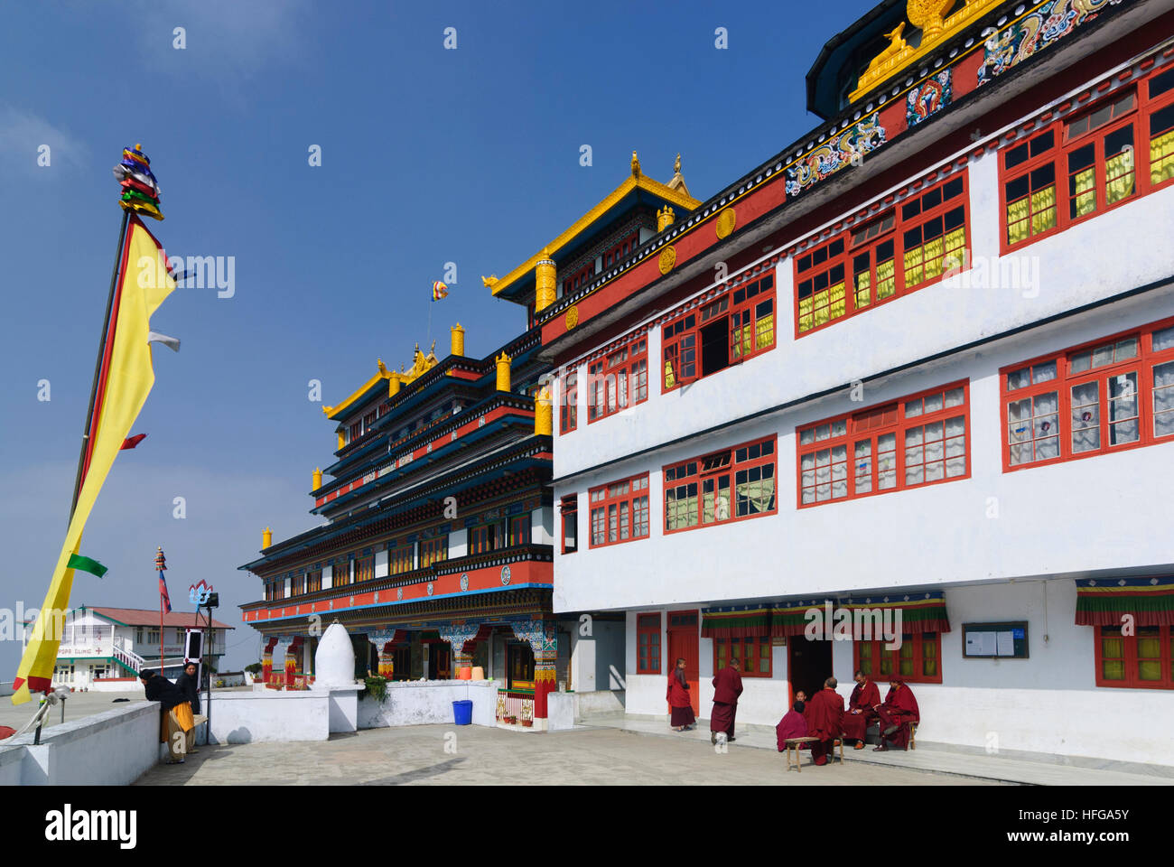 Choling monastery darjeeling hi-res stock photography and images - Alamy