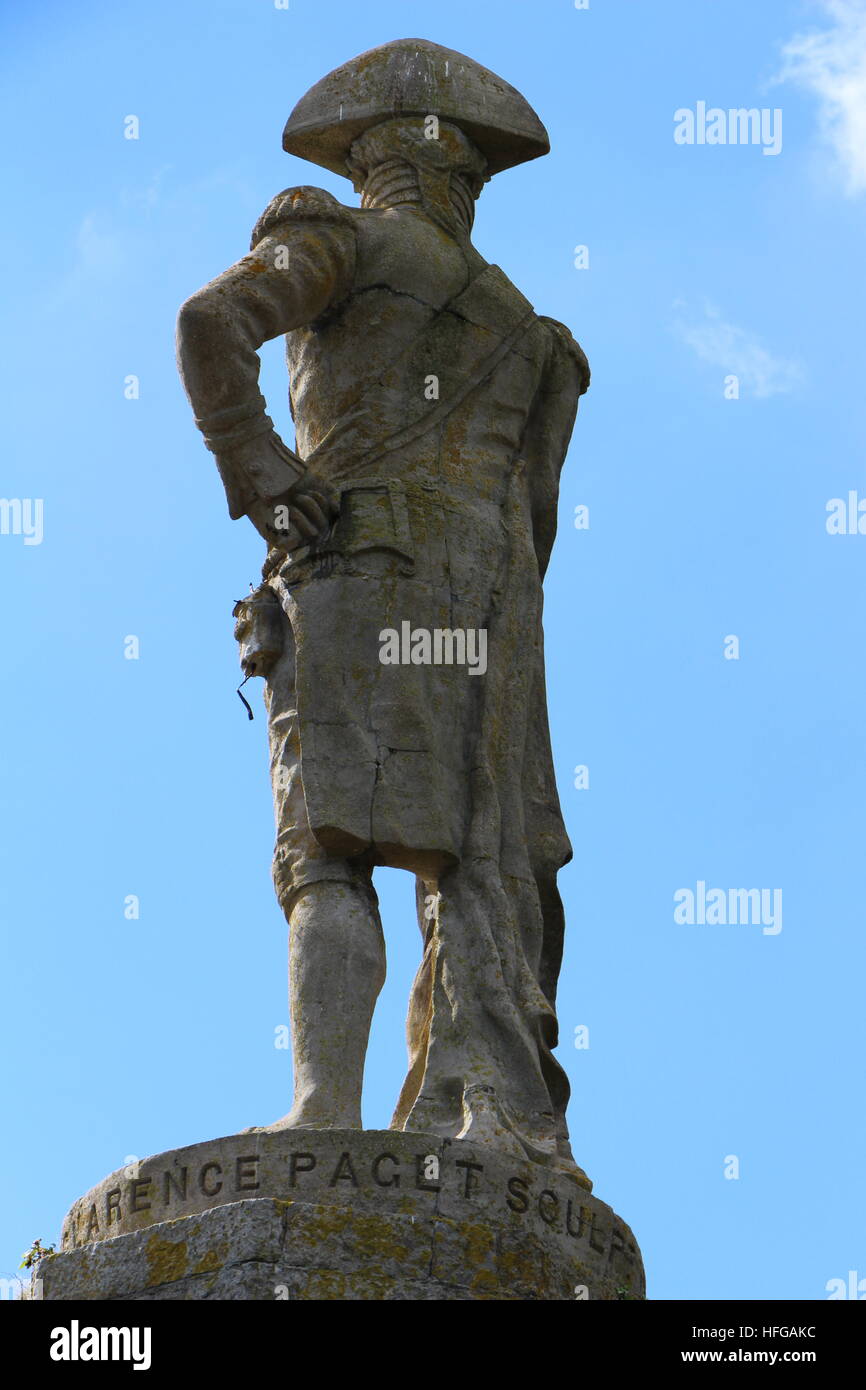 Lord Nelsons monument in the Menai Straits, Anglesey Stock Photo - Alamy