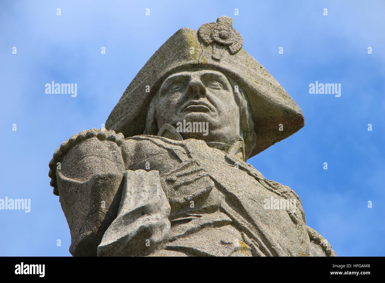 Lord Nelsons monument in the Menai Straits, Anglesey Stock Photo - Alamy