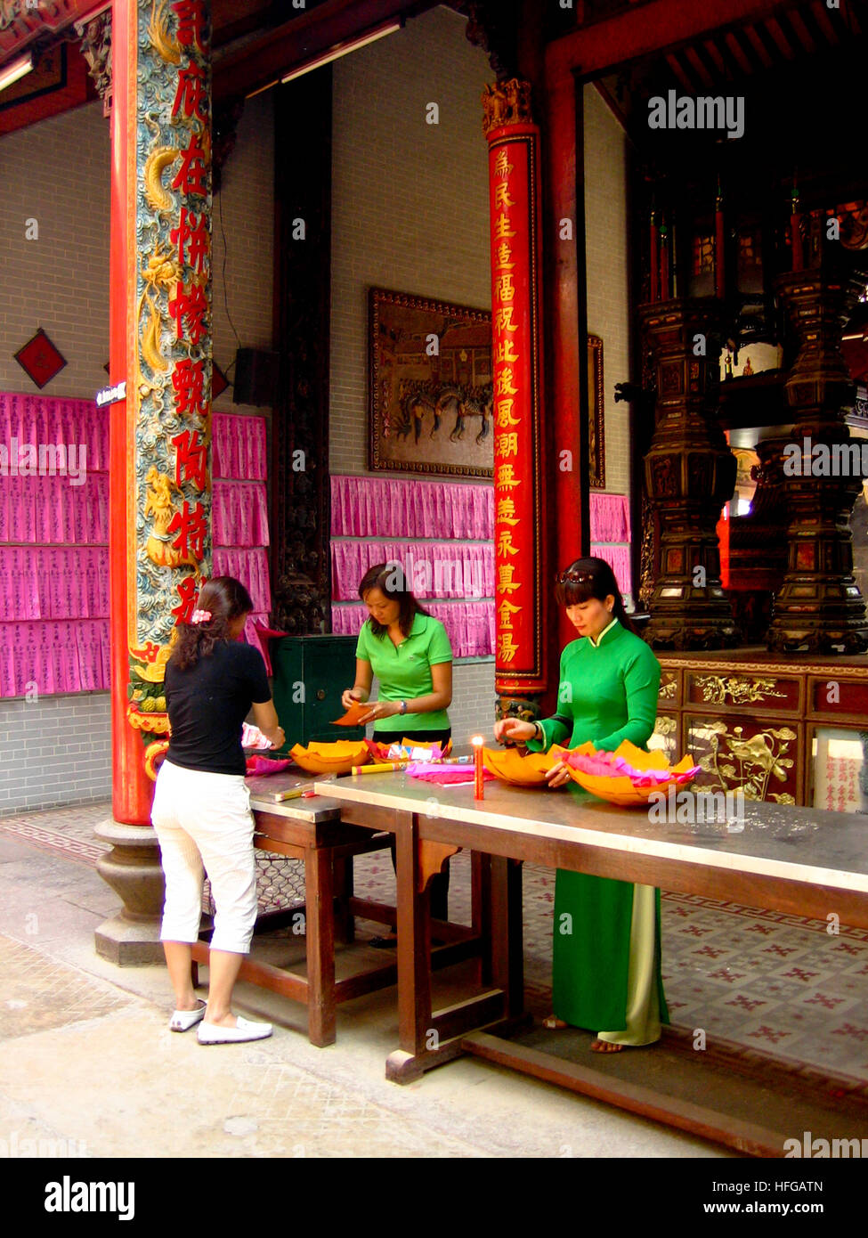 Preparation of Offerings Stock Photo - Alamy