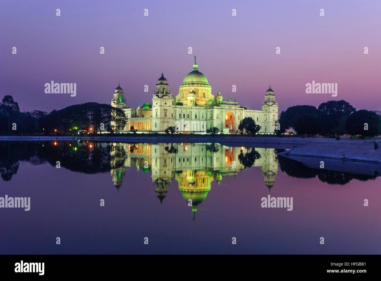 Victoria memorial calcutta hi-res stock photography and images - Alamy