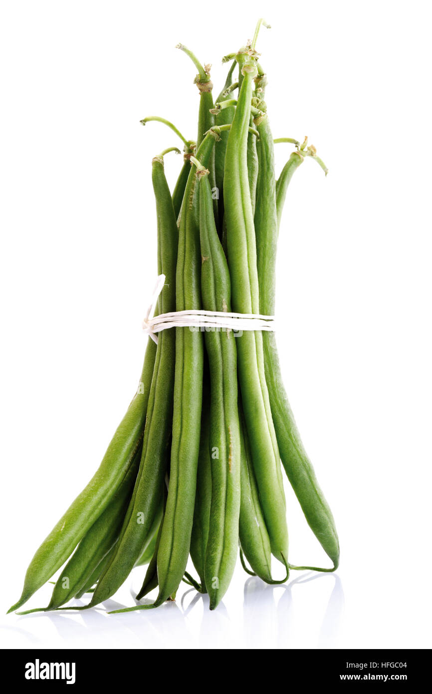 Bunch of green beans Stock Photo - Alamy