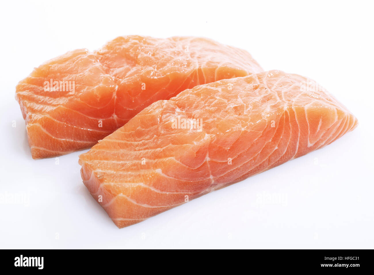Two salmon filets Stock Photo - Alamy