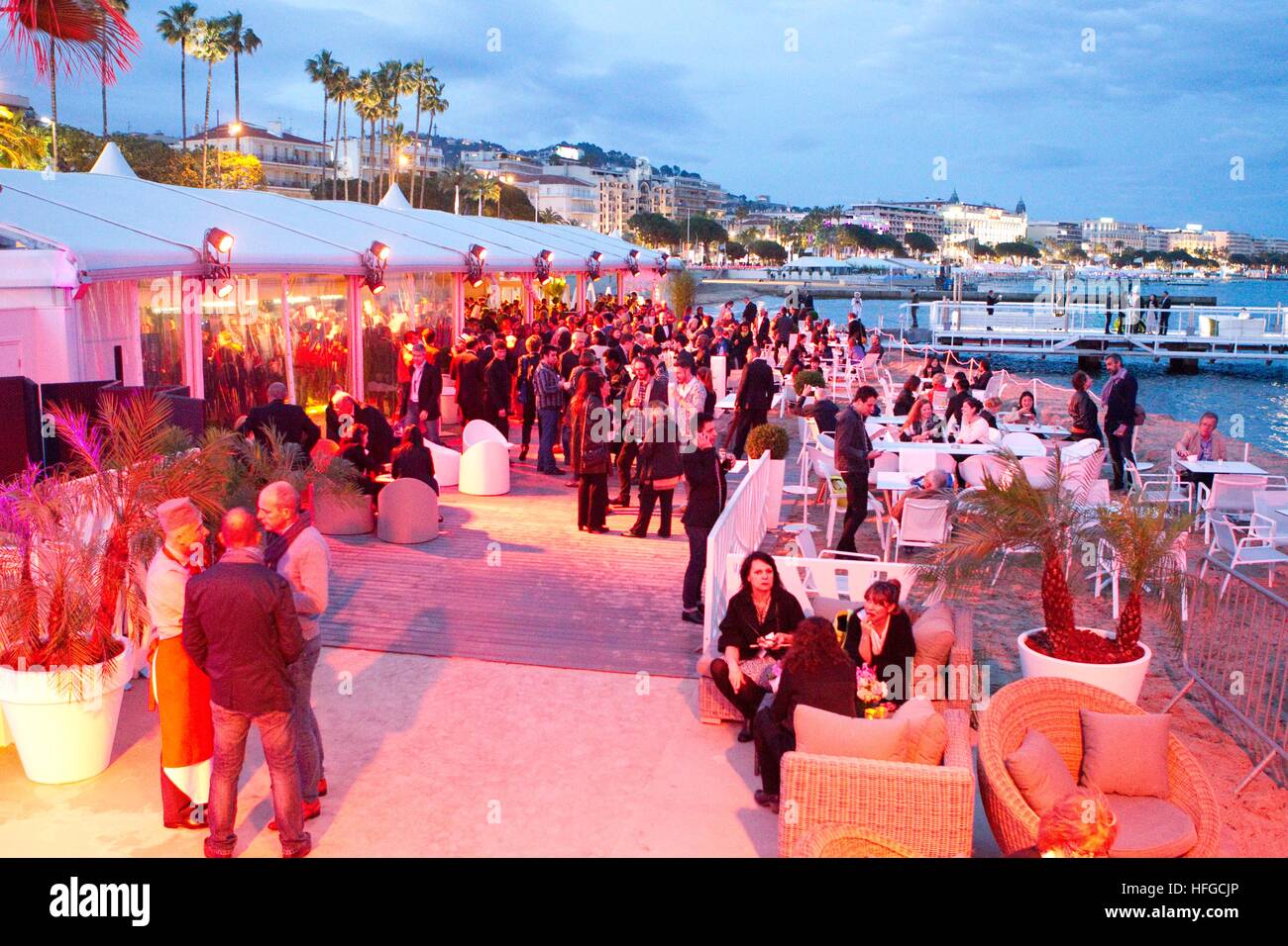 Cannes France Festival At Night High Resolution Stock Photography and ...
