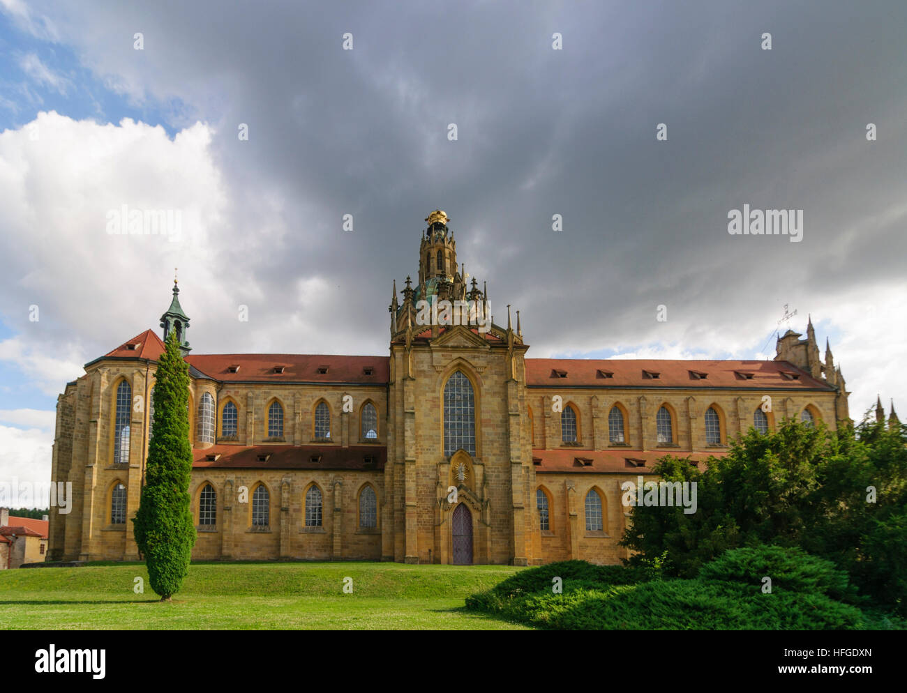 Kladruby u Stribra (Kladrau): Monastery Kladruby, , Plzensky, Pilsner ...