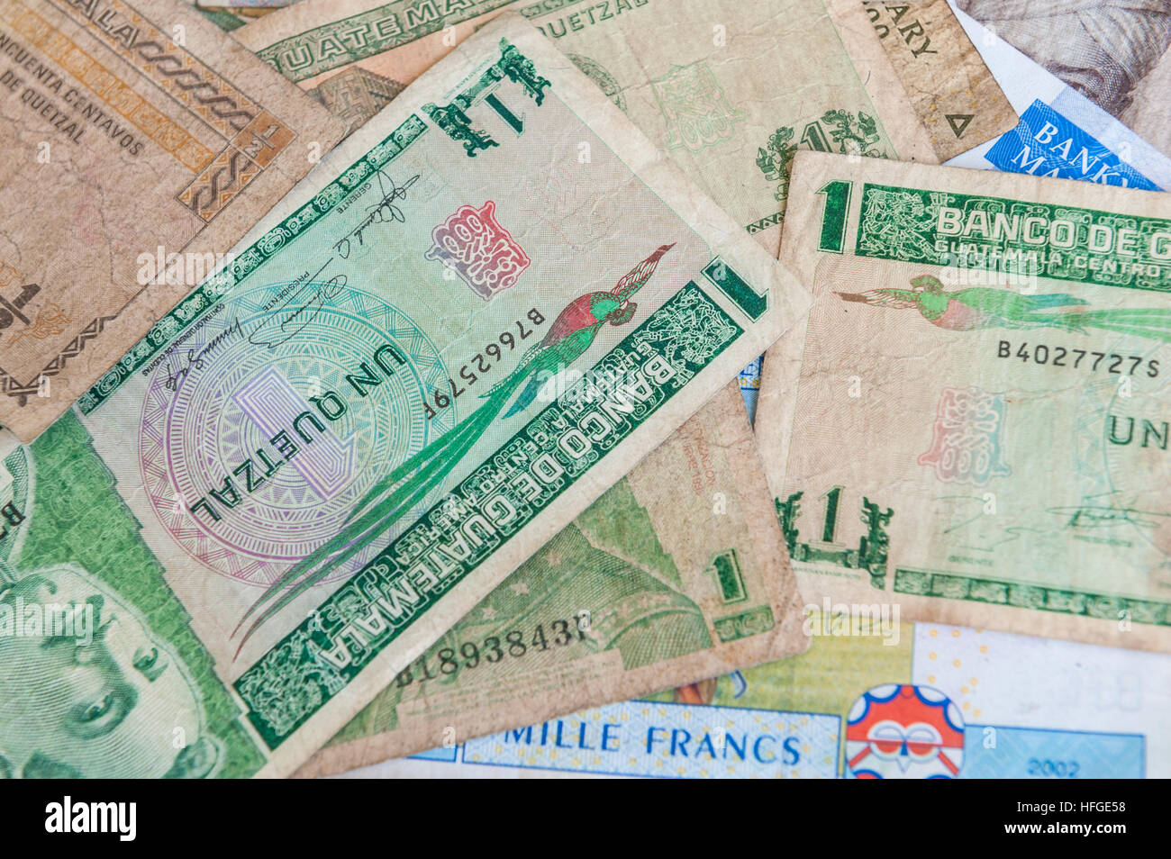 Assorted bank notes - money - cash Stock Photo - Alamy