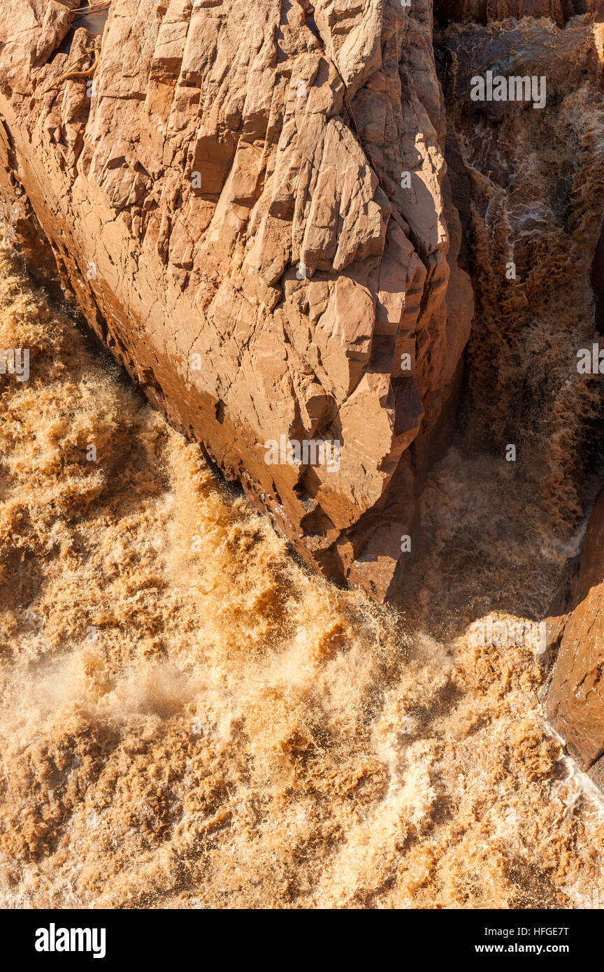 Madagascar, Red river stream of Betsiboka Stock Photo - Alamy