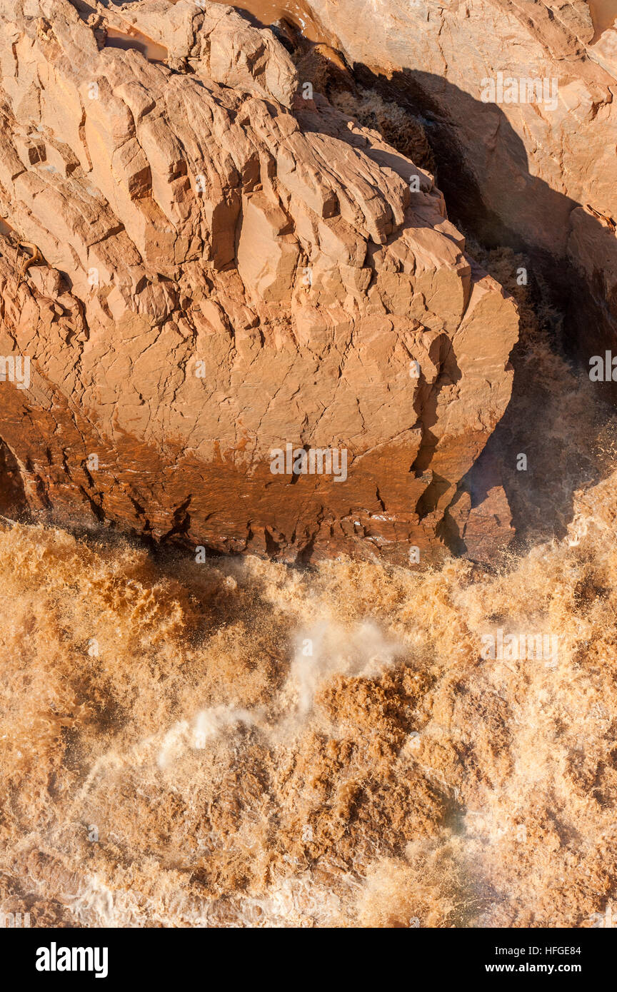 Madagascar, Red river stream of Betsiboka Stock Photo - Alamy