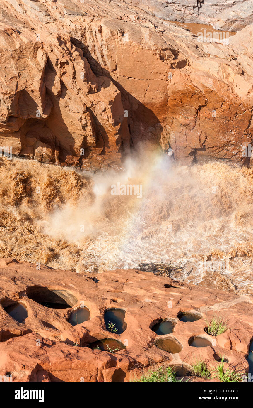 Madagascar, Red river stream of Betsiboka Stock Photo - Alamy