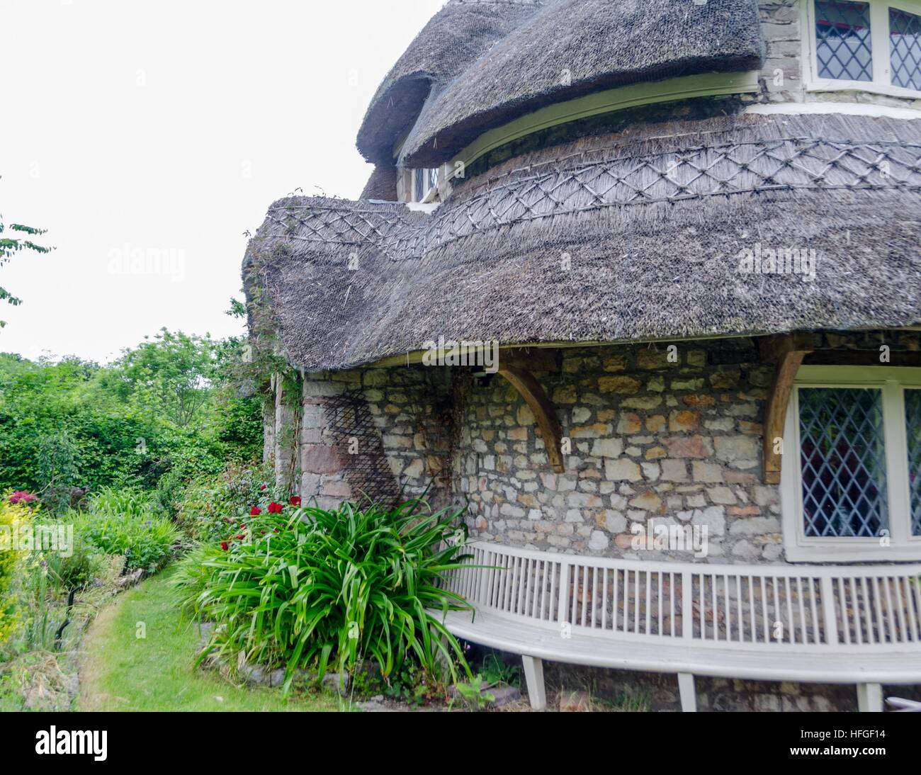 Unique cottages in Blaise Hamlet, Bristol, England Stock Photo - Alamy