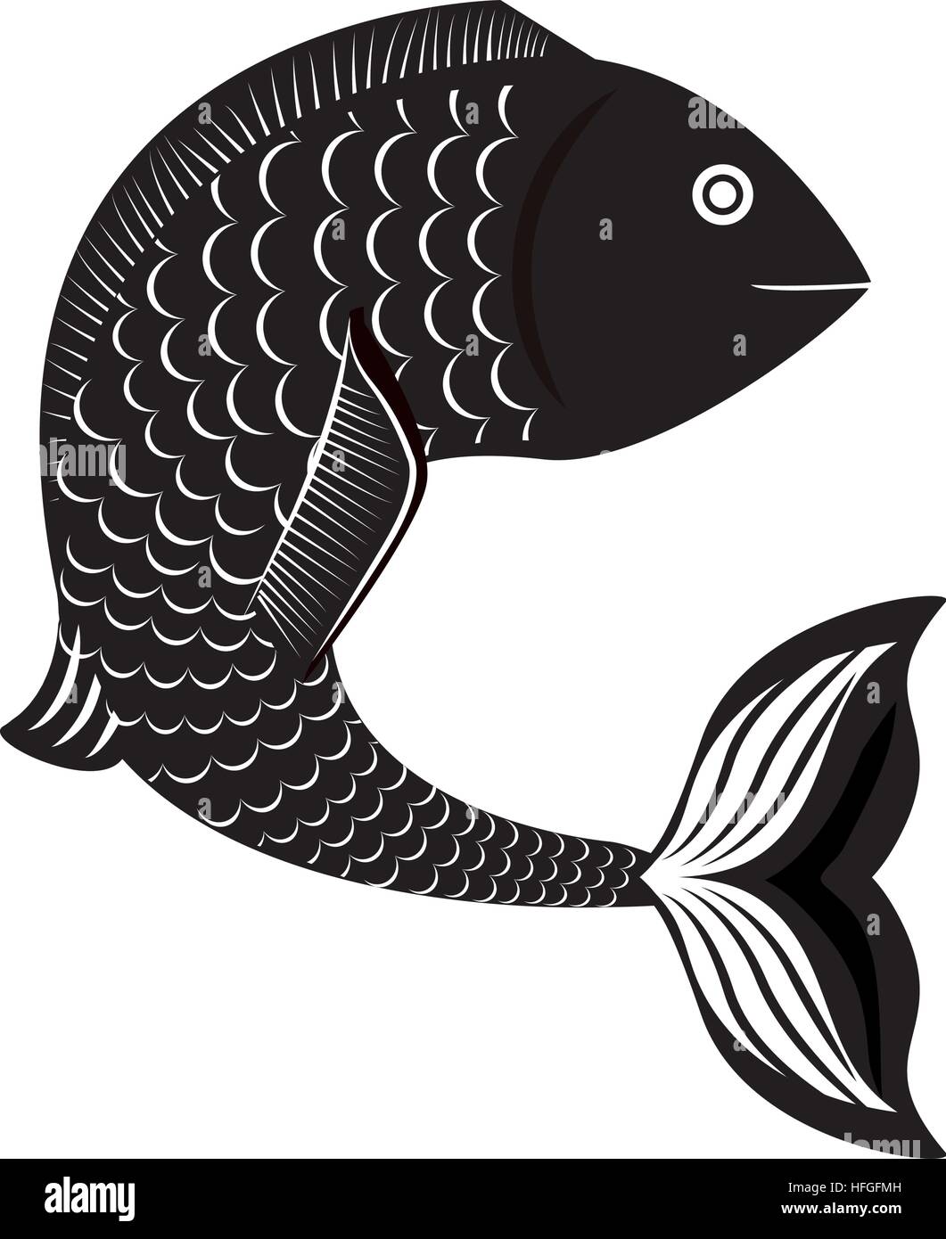 sea fish icon Stock Vector Image & Art - Alamy