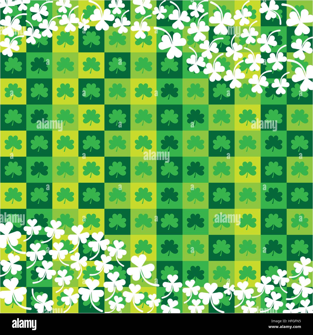 background of clovers icon. colorful design. vector illustration Stock ...