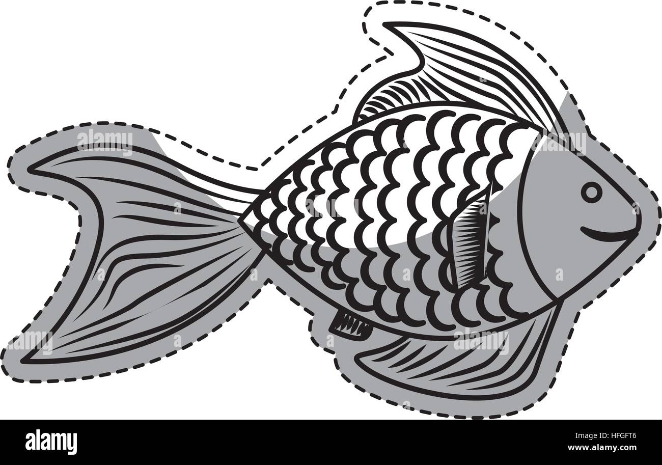sea fish icon Stock Vector Image & Art - Alamy