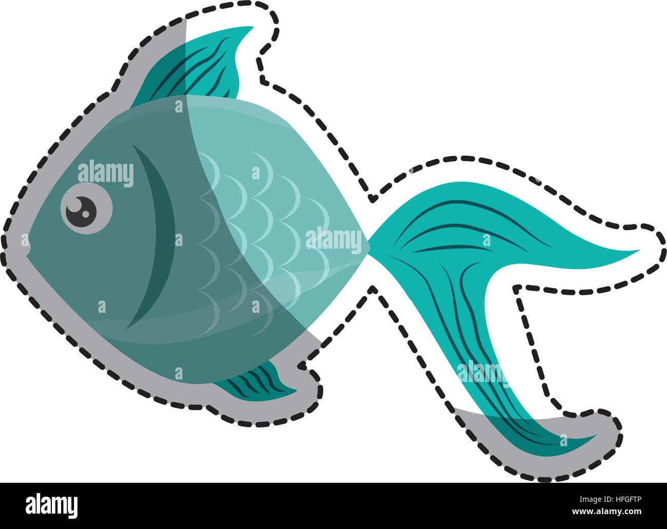 sea fish icon Stock Vector Image & Art - Alamy