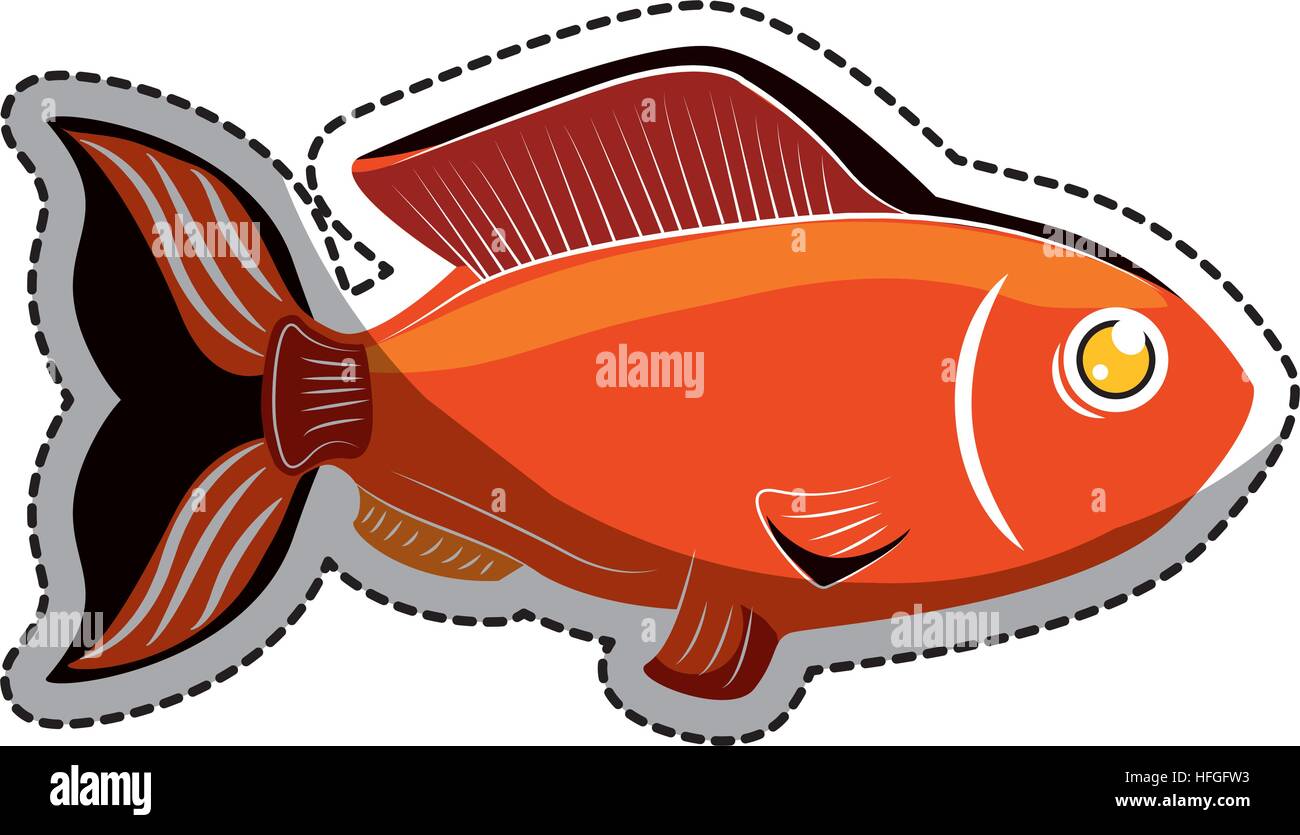 sea fish icon Stock Vector Image & Art - Alamy