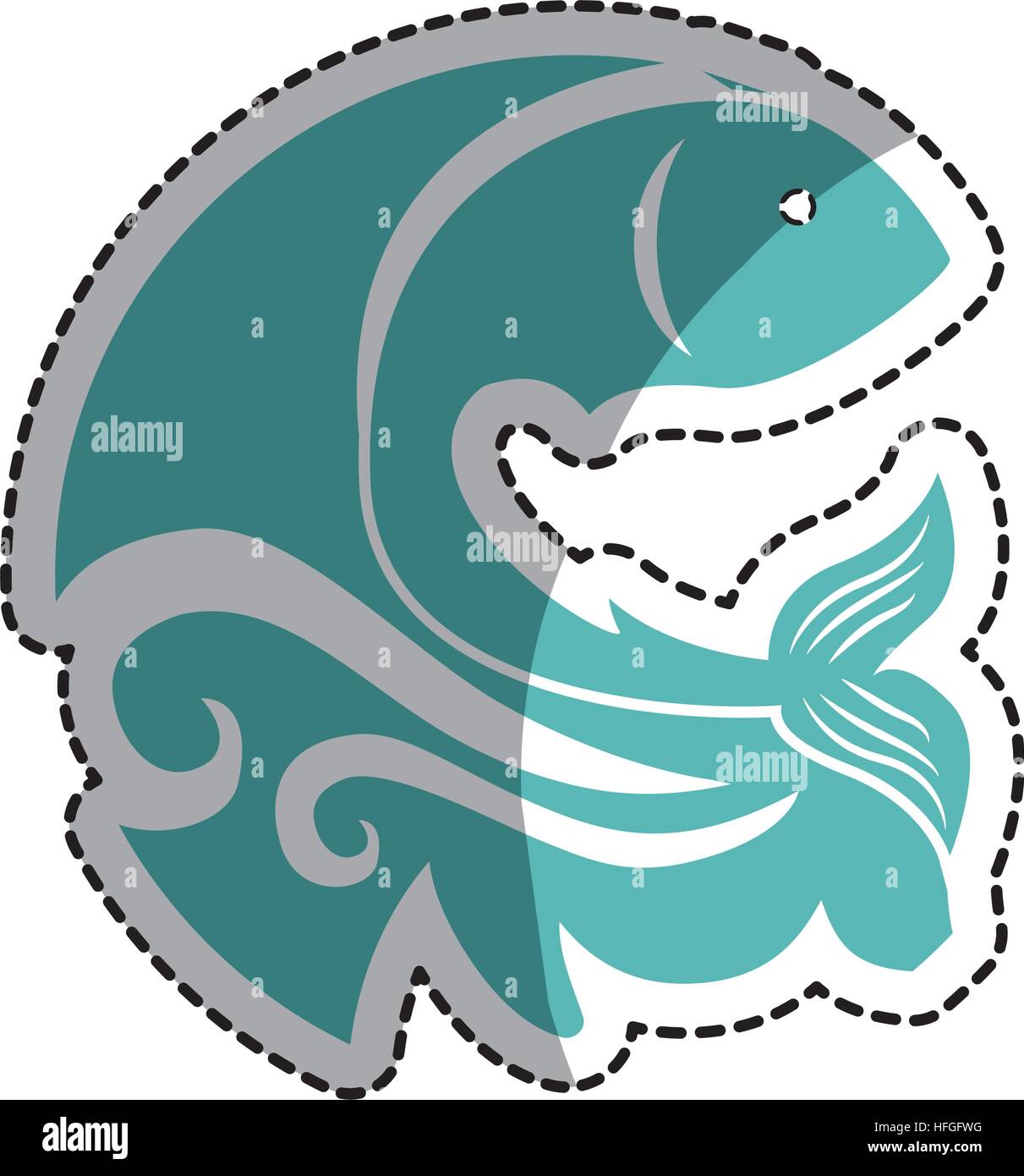 sea fish icon Stock Vector Image & Art - Alamy