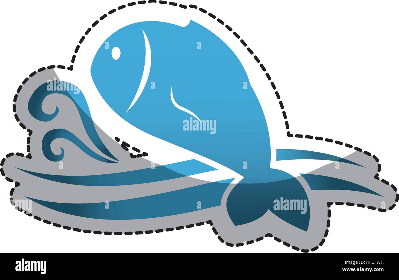 sea fish icon Stock Vector Image & Art - Alamy