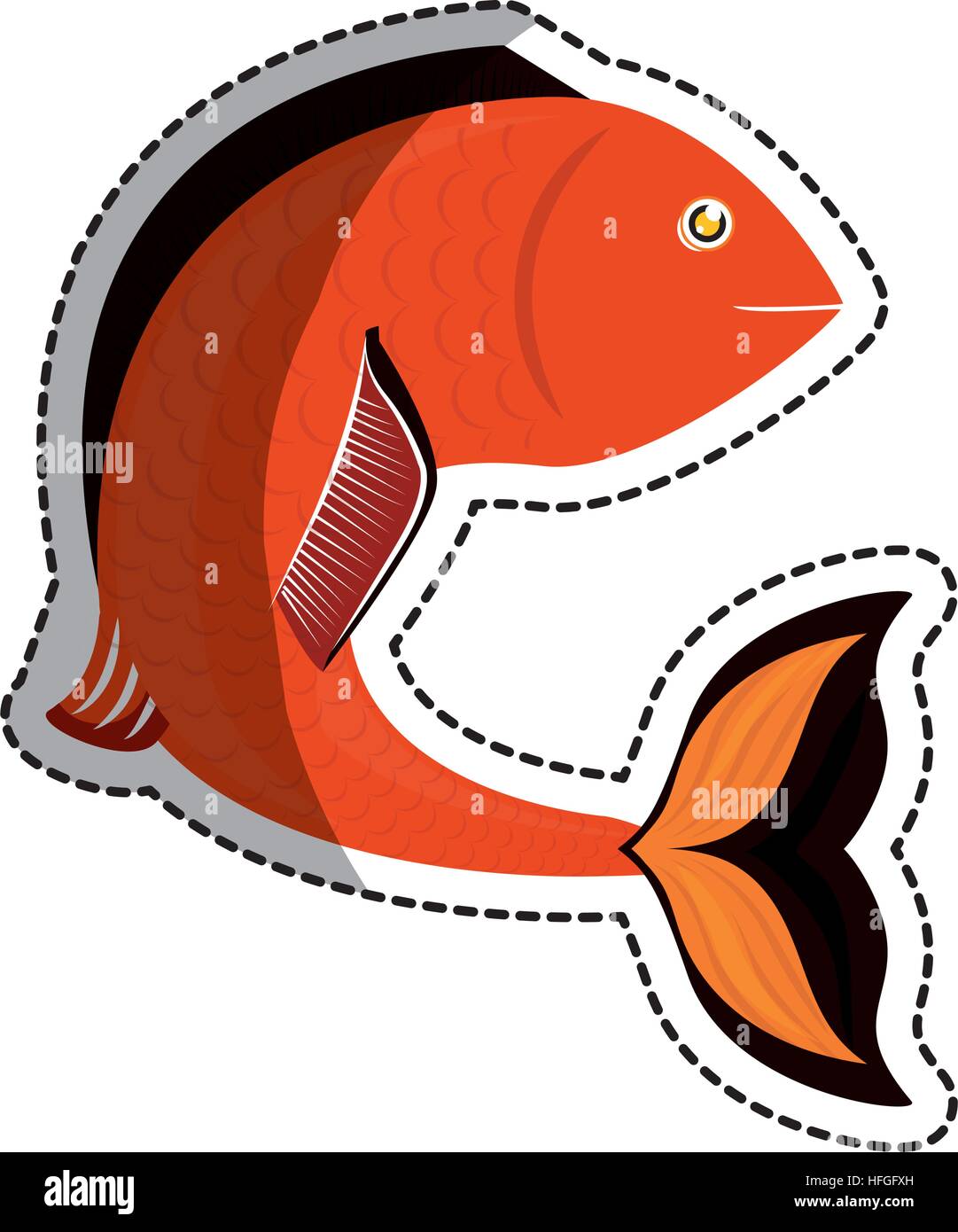 sea fish icon Stock Vector Image & Art - Alamy