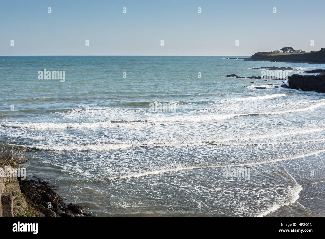 Portmellon beach cornwall hi-res stock photography and images - Alamy