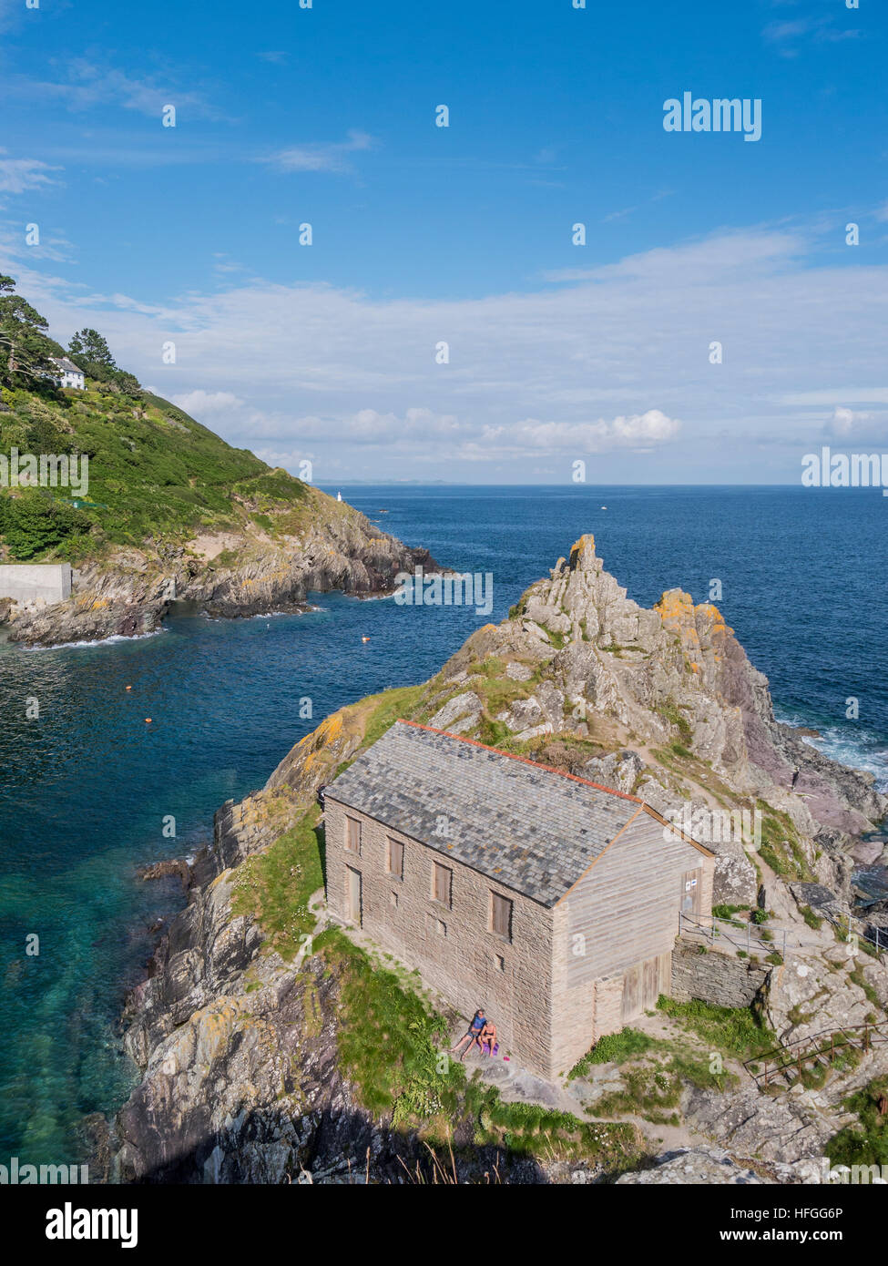 The Net Loft at Polperro on the south coast of Cornwall Stock Photo - Alamy