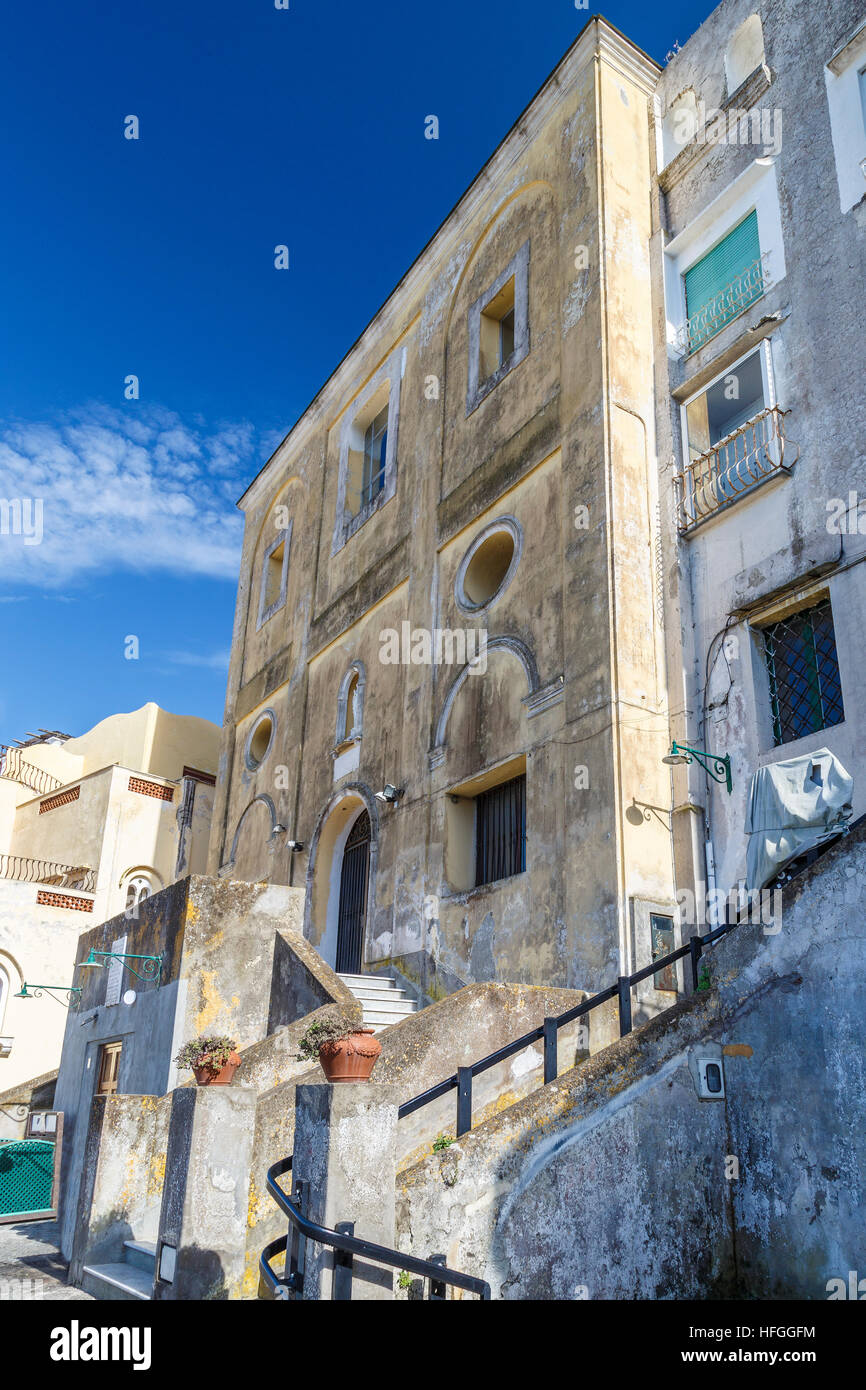 Buildings and architecture on Capri Island, Naples, Italy Stock Photo ...