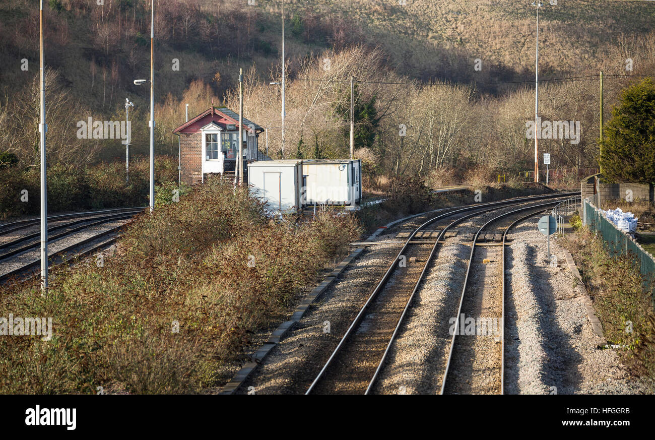 Railroad signal box hi-res stock photography and images - Alamy