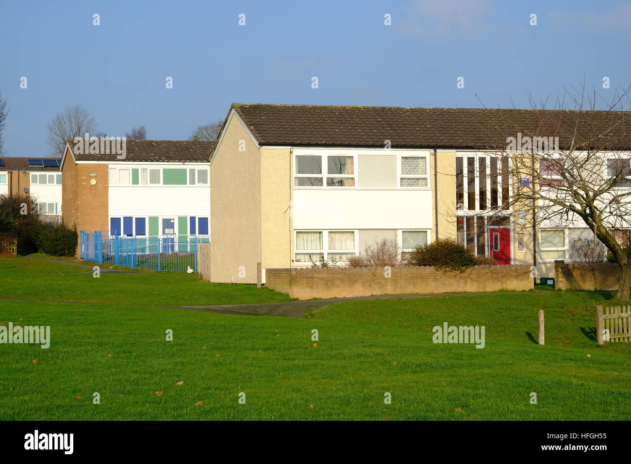 Social housing estate wales hi-res stock photography and images - Alamy