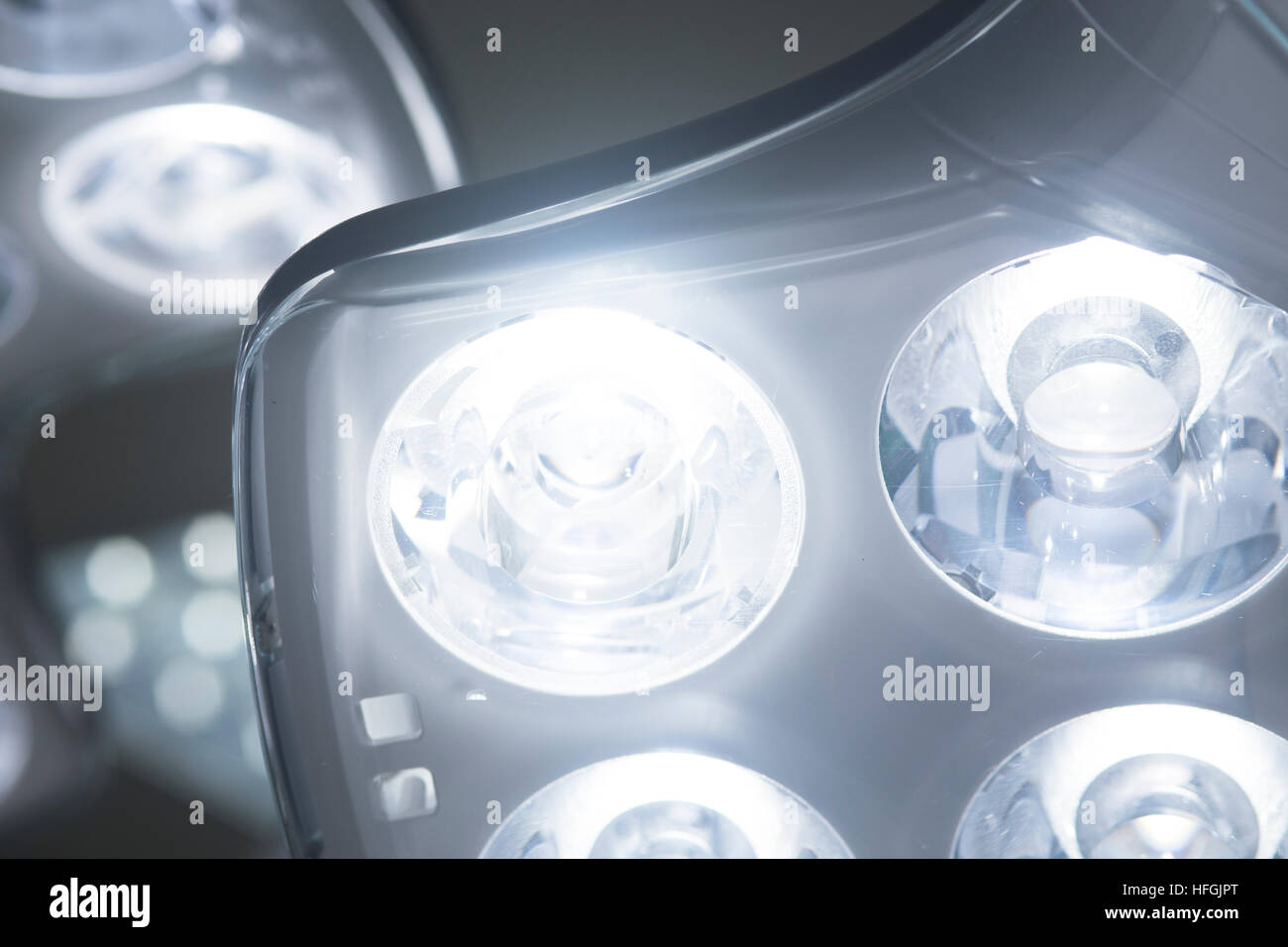 Operating emergency room surgery theater lighting in hospital to enable ...