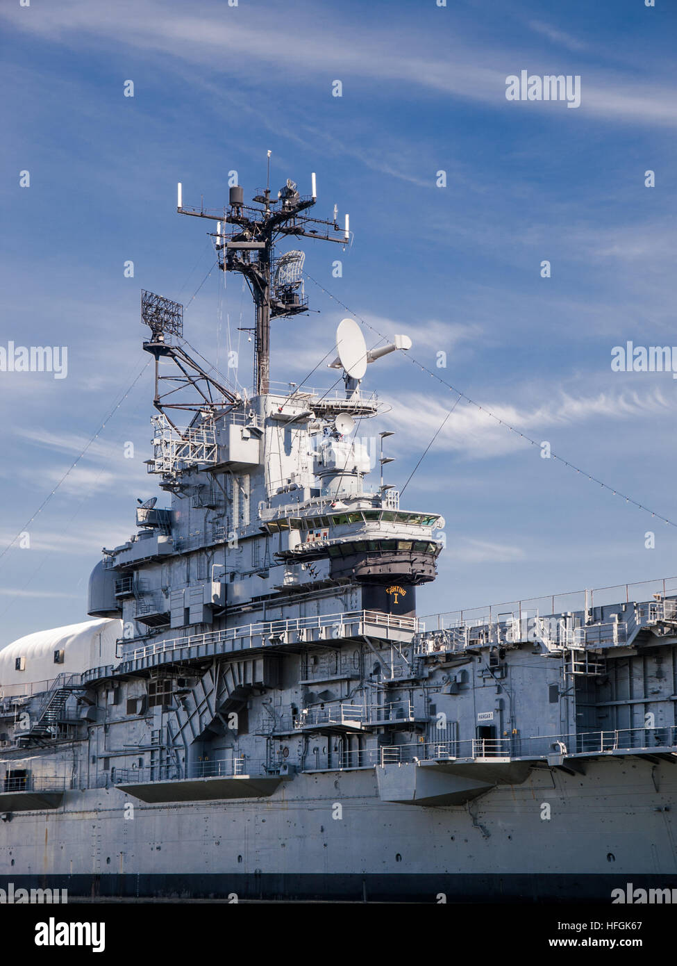 Flight deck intrepid sea hi-res stock photography and images - Alamy