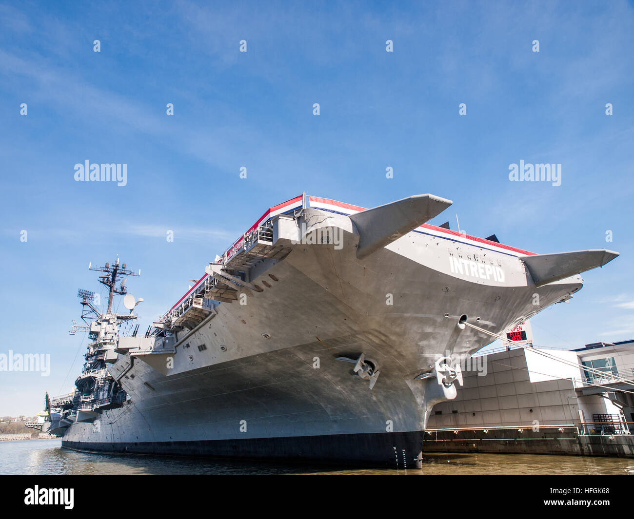 USS Intrepid Air Sea Museum New York Stock Photo - Alamy