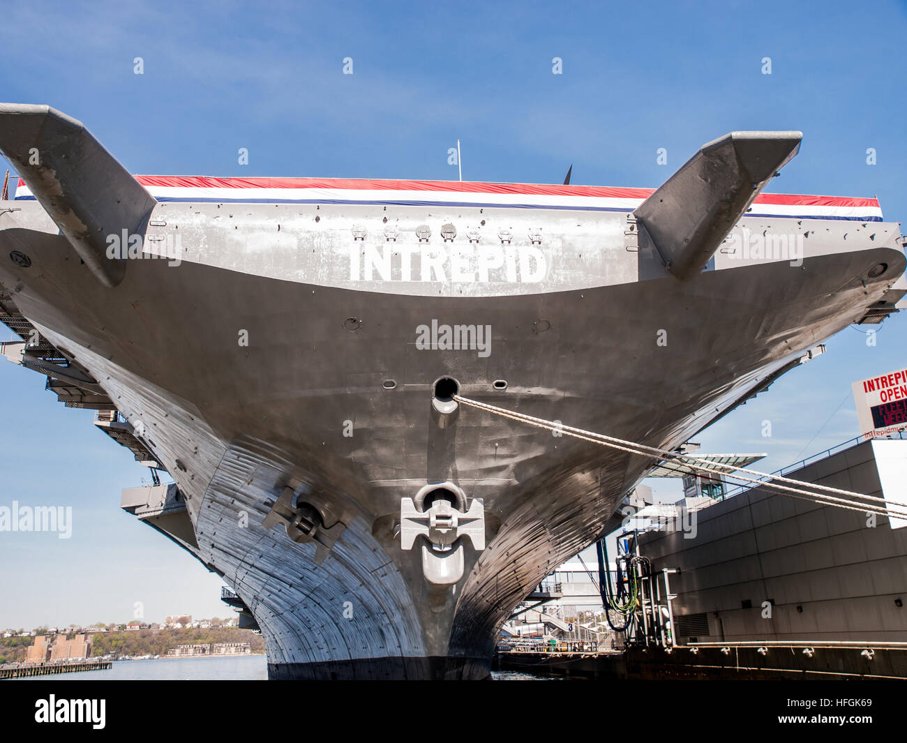 USS Intrepid Air Sea Museum New York Stock Photo - Alamy