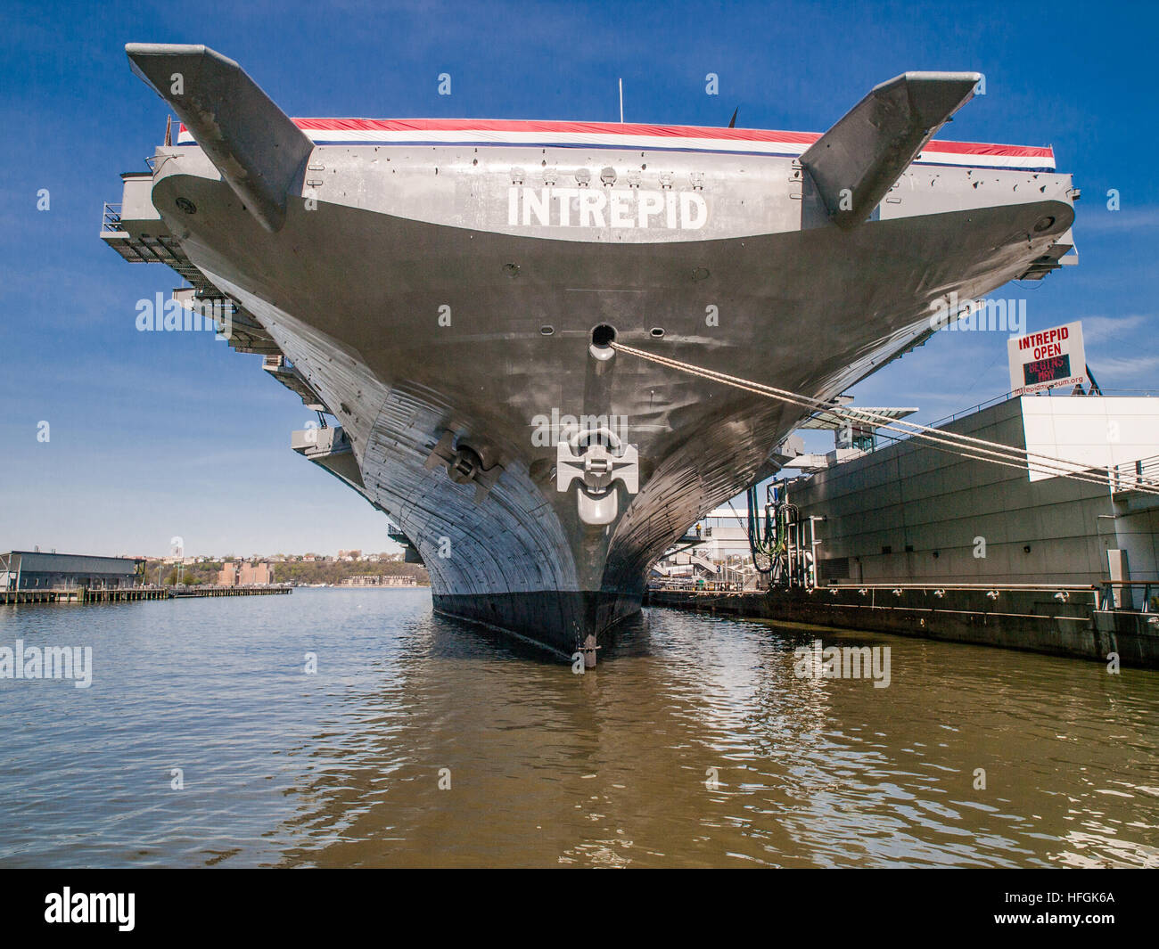 USS Intrepid Air Sea Museum New York Stock Photo - Alamy