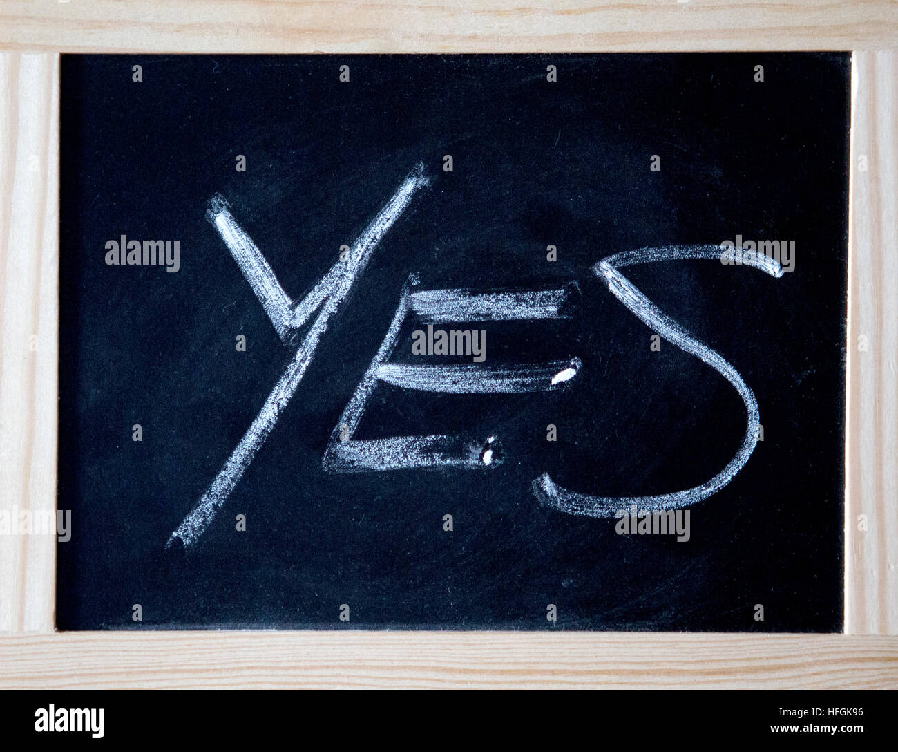 Word yes hi-res stock photography and images - Alamy