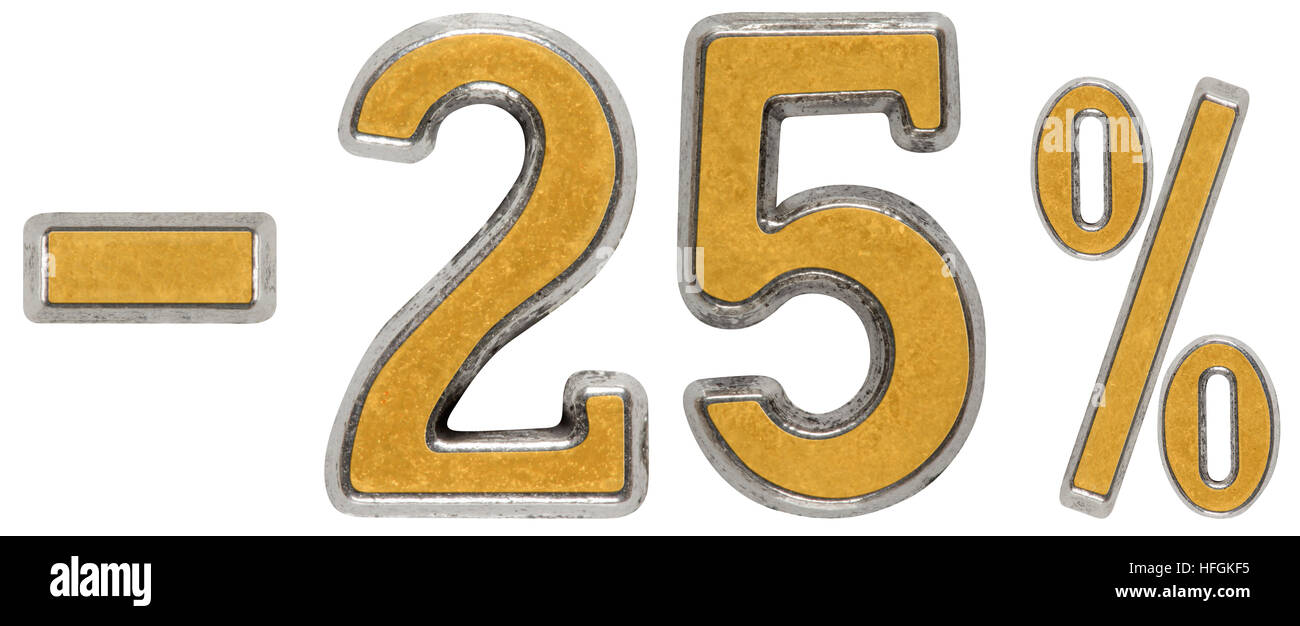 Minus 25 percent hi-res stock photography and images - Alamy
